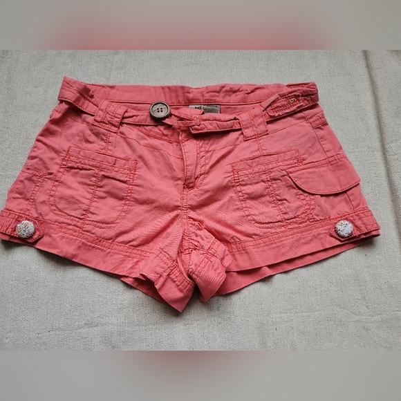 Younique | Shorts | Younique Brand Juniors Cargo Shorts 0 Cotton Salmon ...